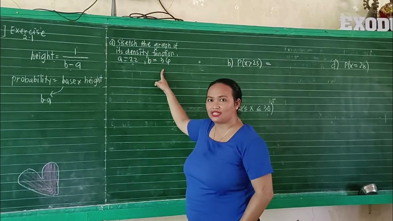 Continuous Random Variable | Uniform Distribution (For Modular Class) Grade 11 - YouTube