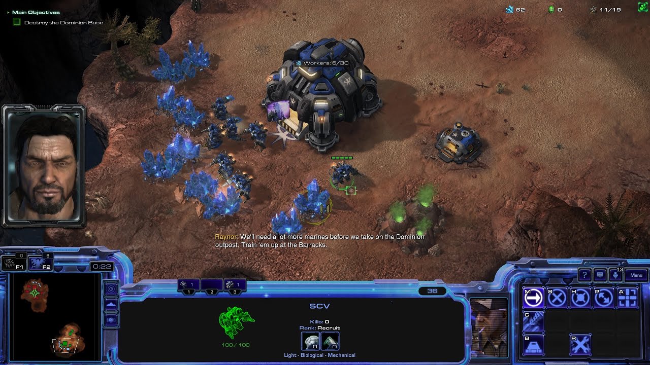 StarCraft 2 Real Scale WoL Mission 2 - The Outlaws - YouTube