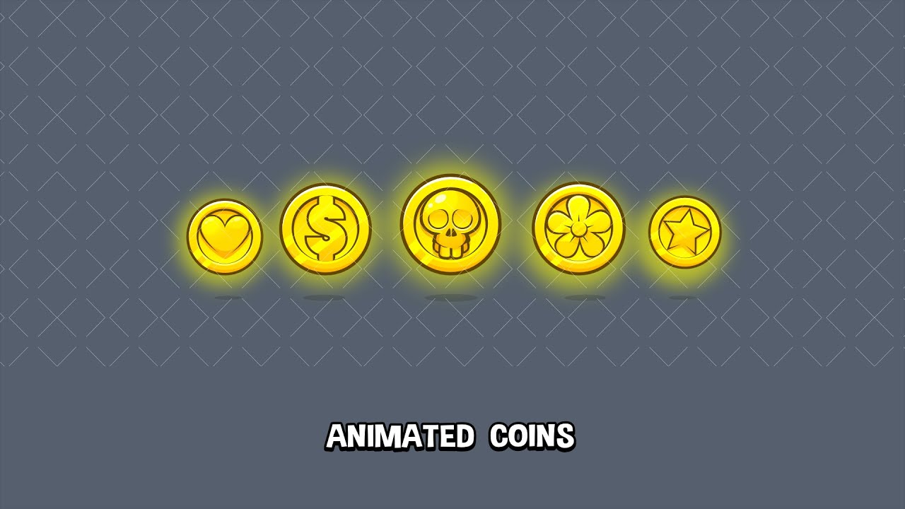 Spinning coin game sprite - YouTube