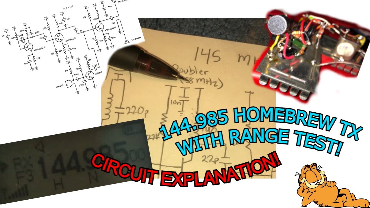 4 transistor 2m AM transmitter (with range test!) - YouTube
