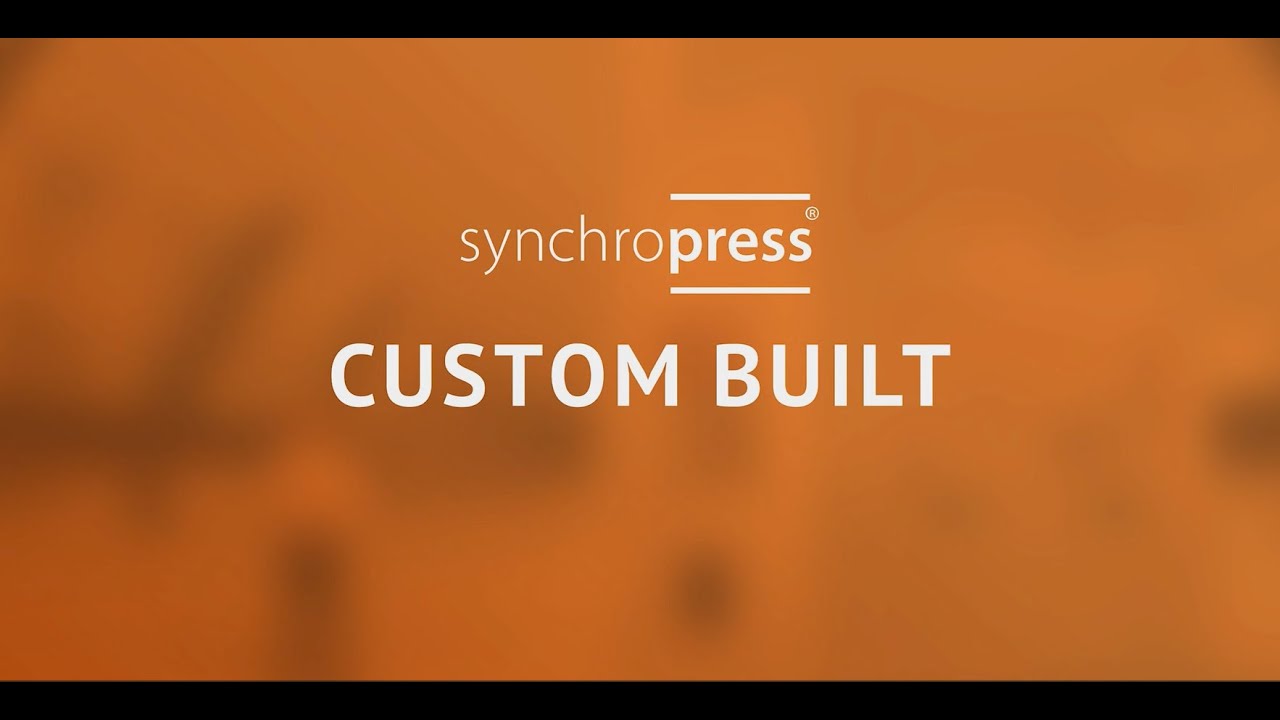 synchropress® explains: custom built – ENGLISH VERSION - YouTube