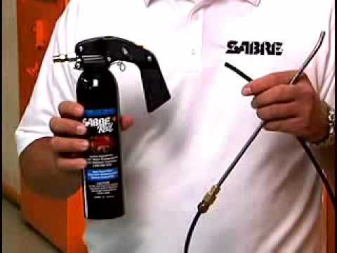 SABRE沙豹專業防身噴霧器-Cell Buster執法人員專用強制驅離器☆Pepper Spray - YouTube