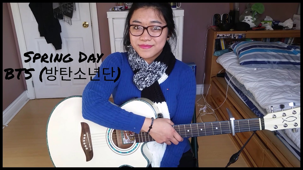 Spring Day (봄날) - BTS || Acoustic Cover [Korean] - YouTube