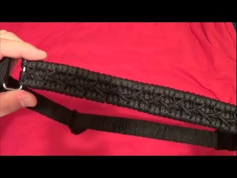 Paracord AR-15 single point sling - YouTube