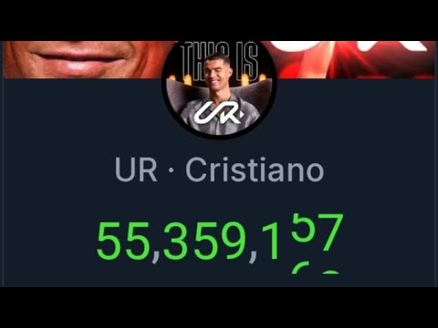 LIVE UR. Cristiano Ronaldo Sub Count battle (Cristiano Ronaldo New channel) - YouTube
