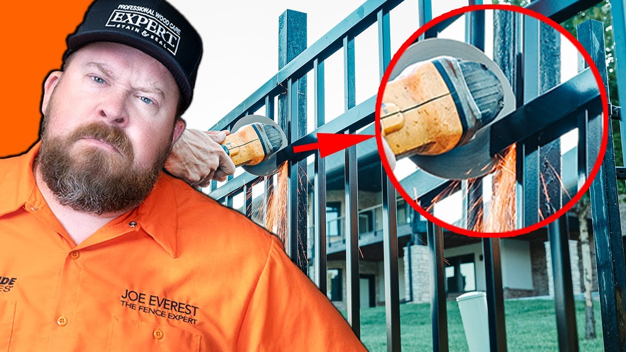 So THIS is how a PRO Installs Fence Panels? - YouTube