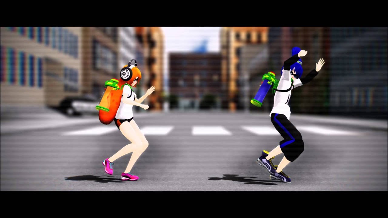 《MMD x Splatoon》 Romantic Love - YouTube