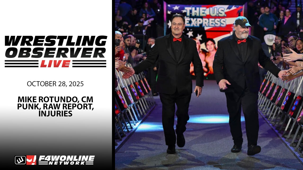 2025-10-28 WOL: Mike Rotundo, CM Punk, RAW report, injuries - YouTube