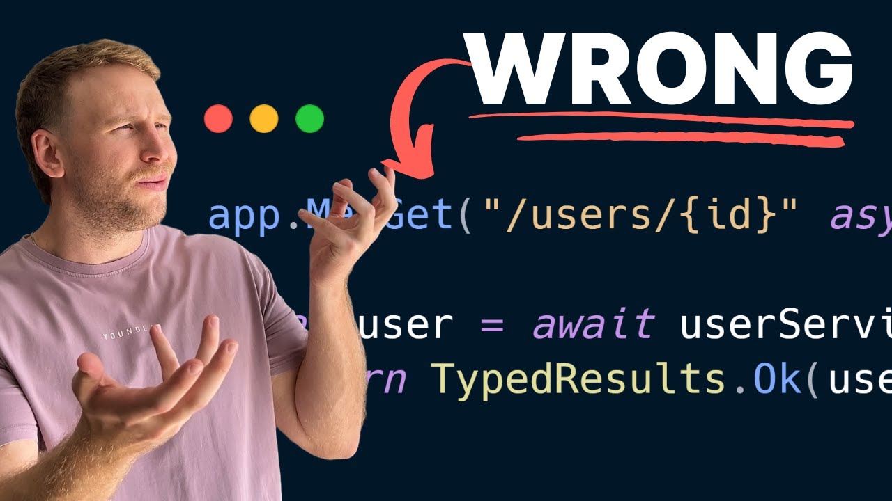 STOP using Minimal APIs for Large Projects! - YouTube