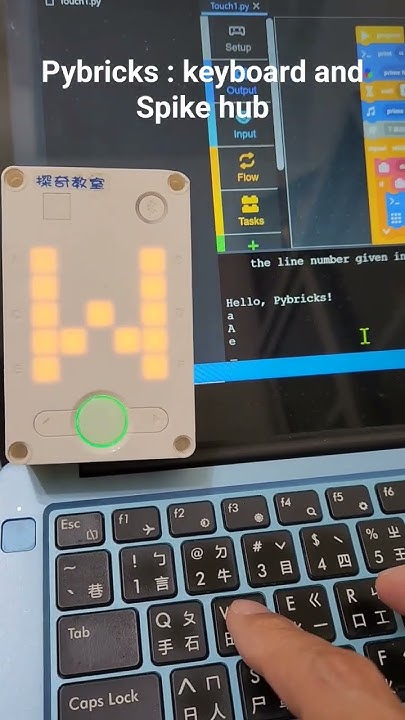 Pybricks: PC Keyboard and LEGO SPIKE Hub - YouTube