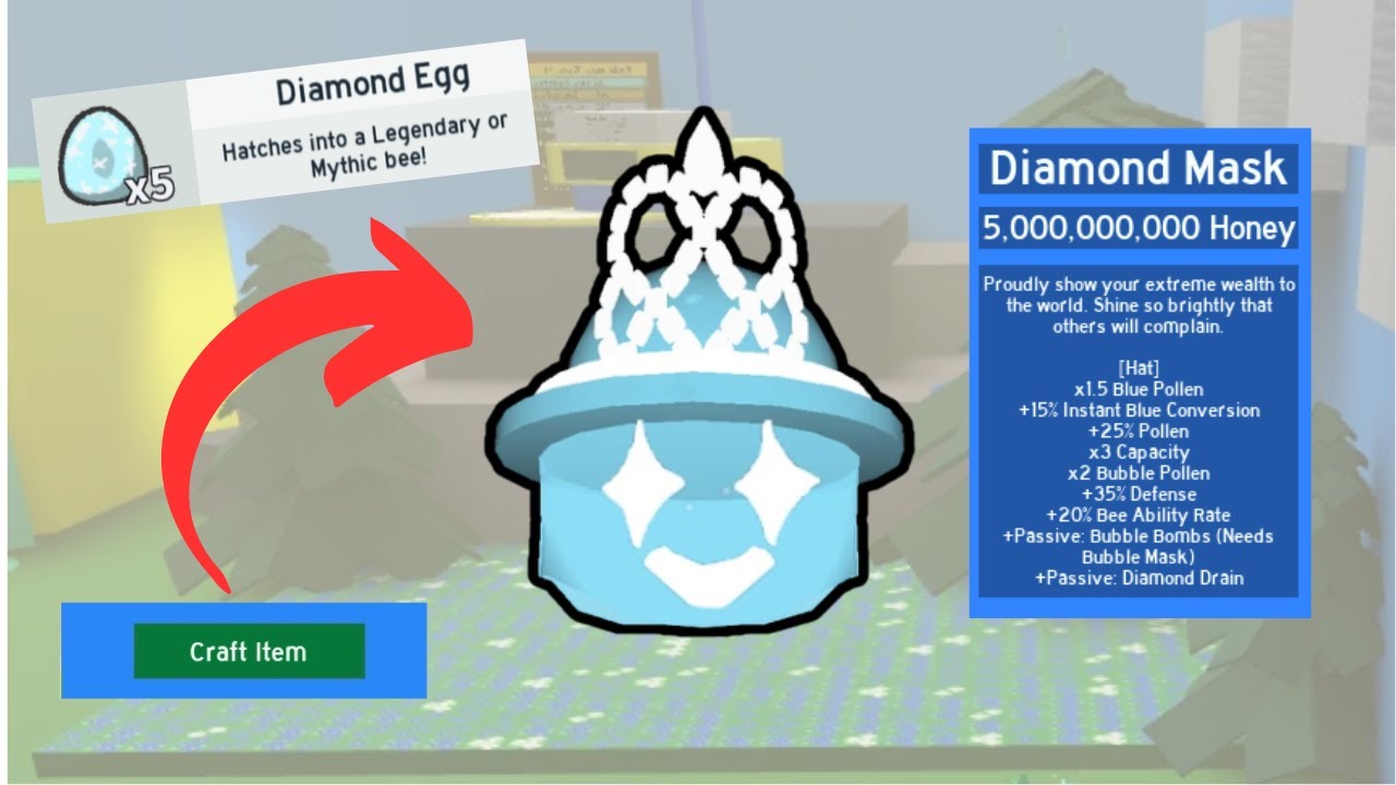 How I got the *DIAMOND MASK* in Bee Swarm Simulator - YouTube