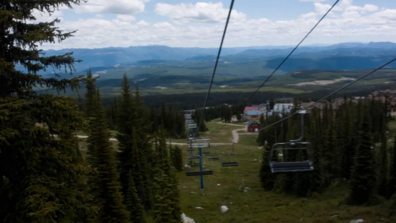 Riding Down the Bullet Express at Big White Ski Hill - YouTube