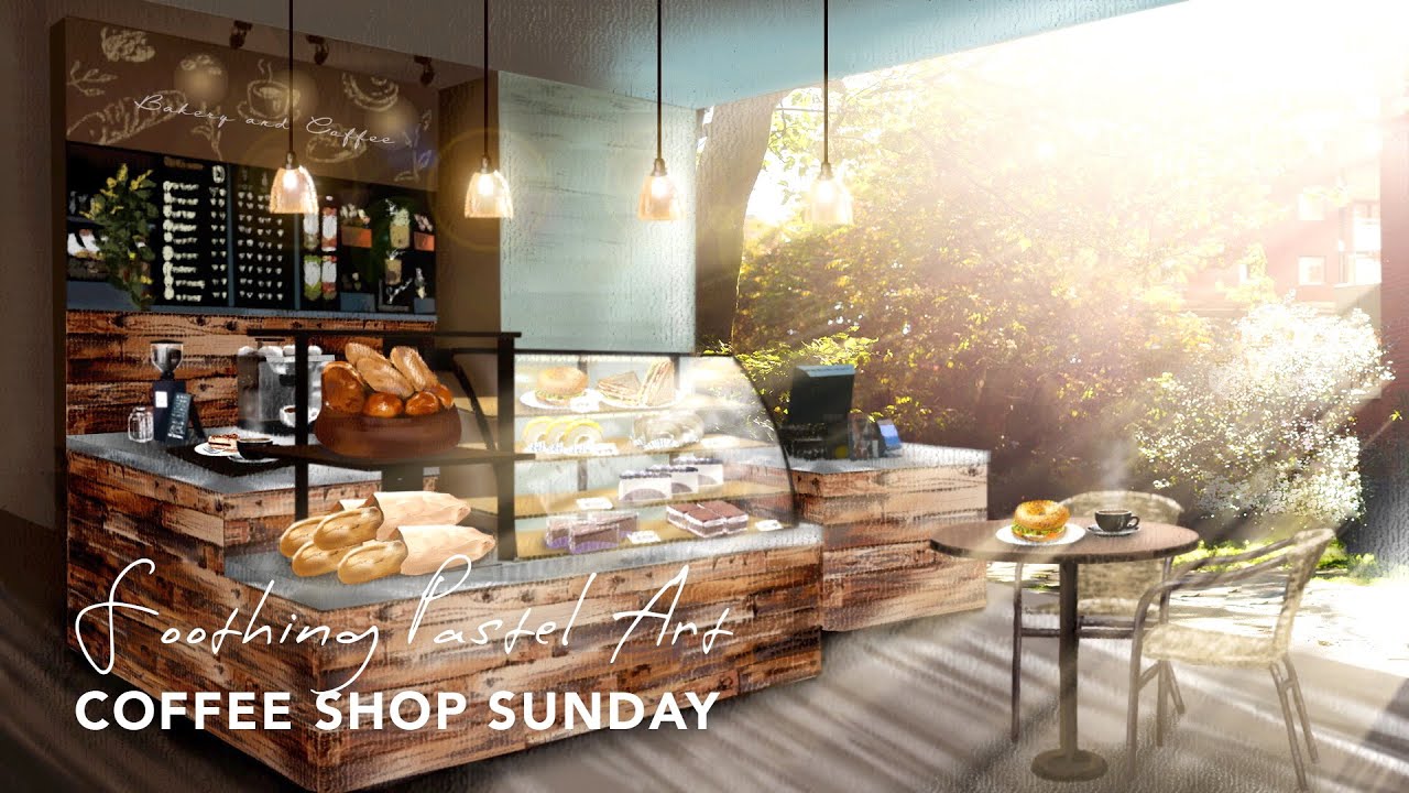 Relaxing Sunday Morning in Bakery Coffee Shop | Cafe ASMR with Calming ...