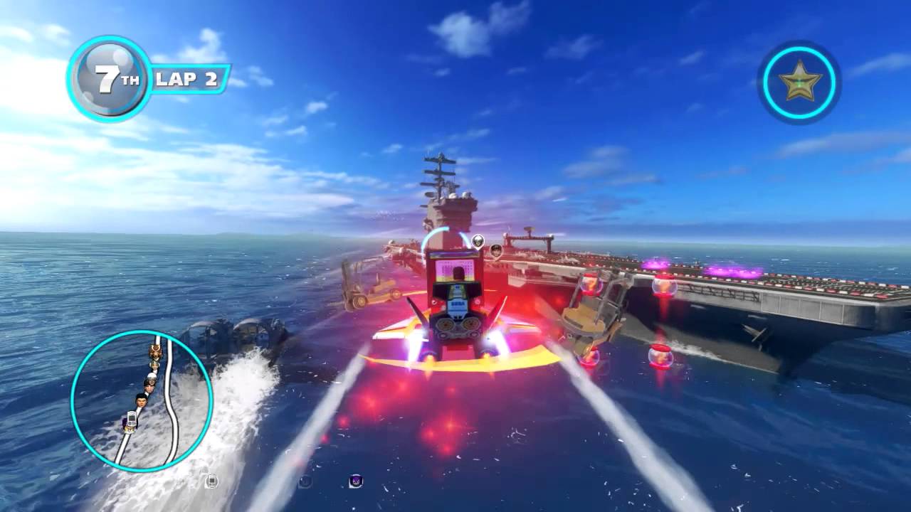 Sonic and All-Stars Racing Transformed - Ryo Hazuki Gameplay - YouTube