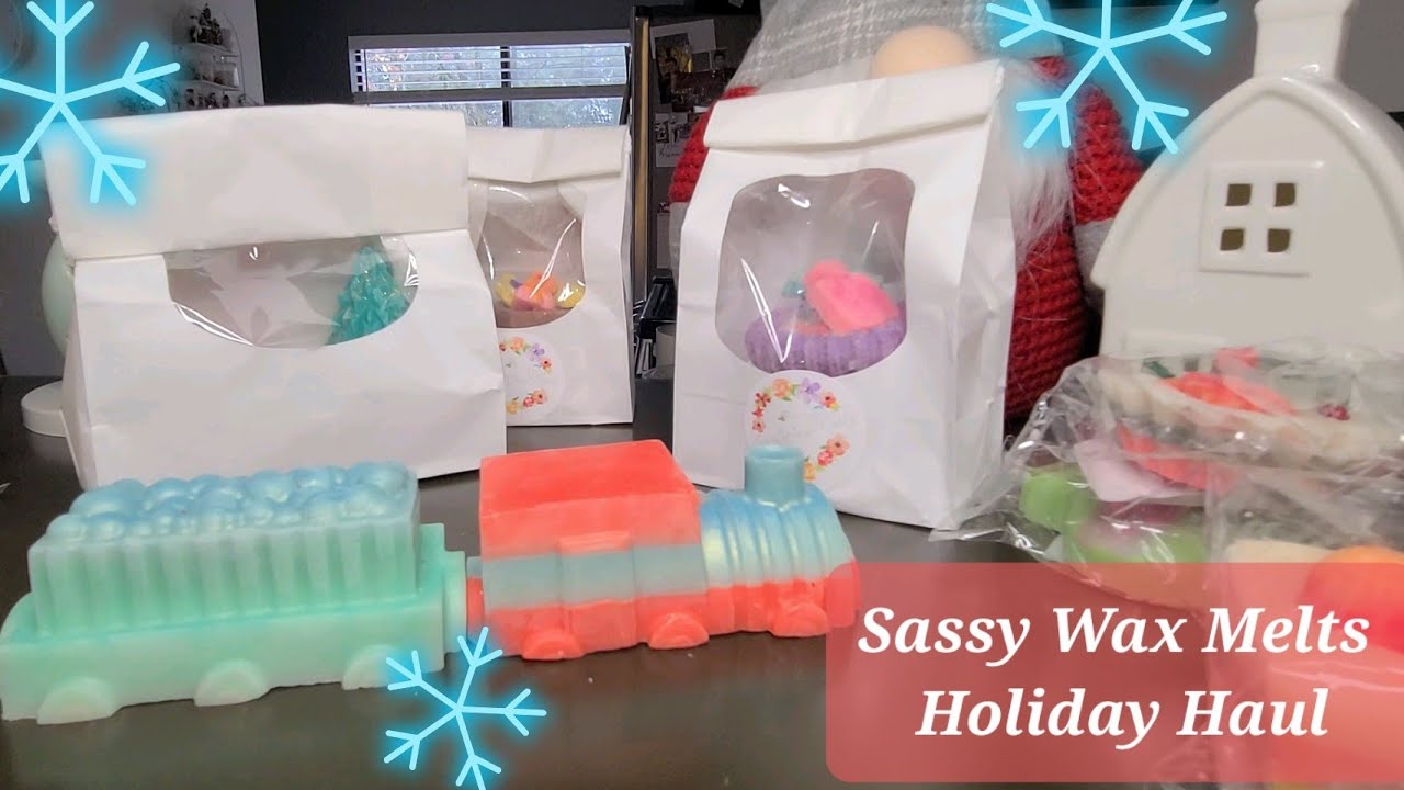 Sassy Wax Melts Holiday Haul | Vendor Wax | December 2021 - YouTube