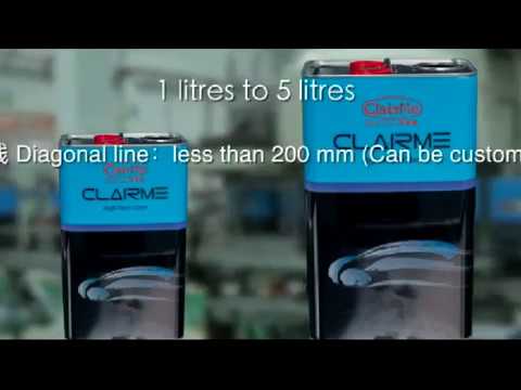 Square tin can making line - YouTube