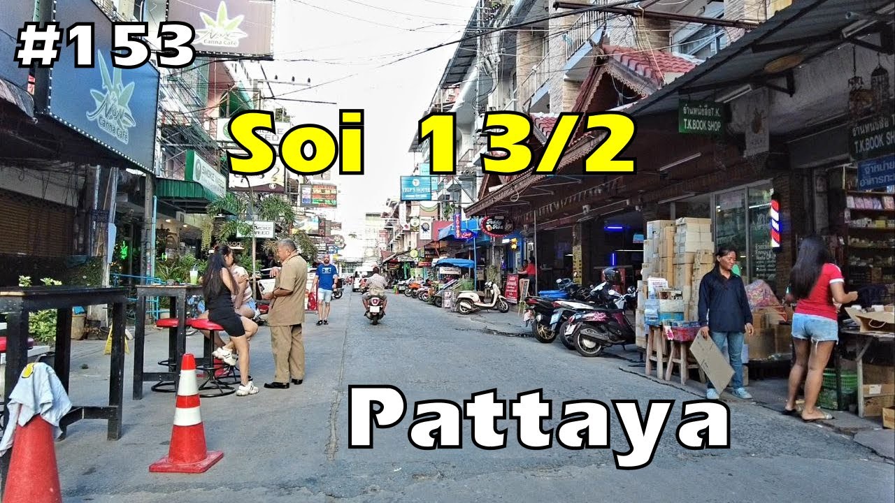 Pattaya soi 13/2 | Thailand in June 2024 🇹🇭 | 파타야 소이 13/2 | पटाया सोई ...