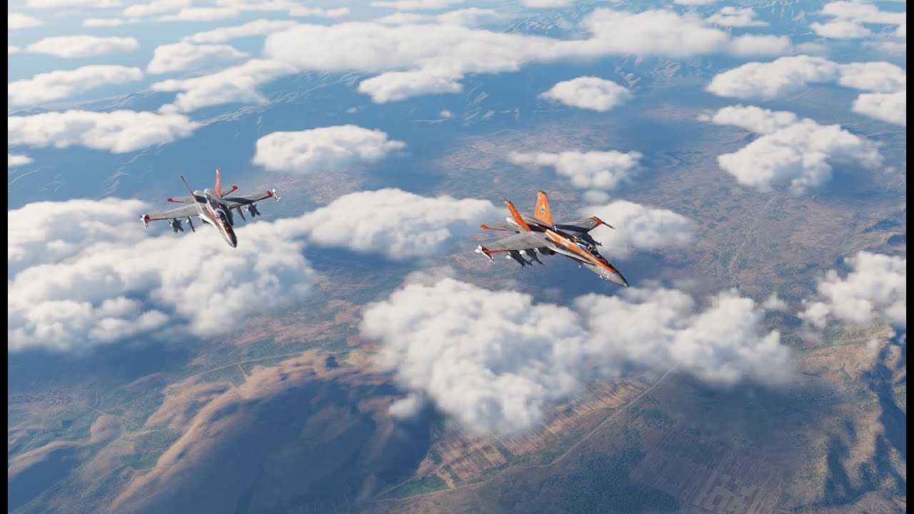 DCS | FlashPoint Levant F18 CAP Flight - YouTube