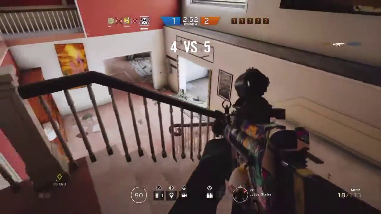 Death from Above 1v5 Siege - YouTube