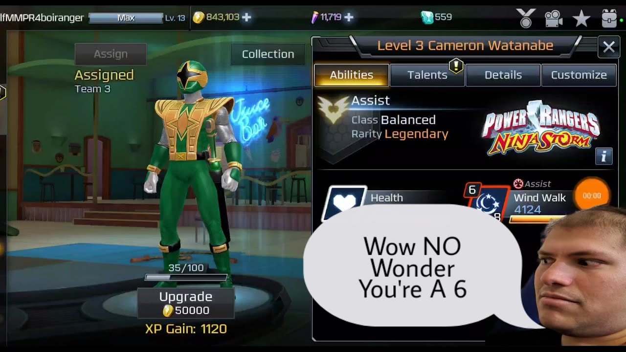 Power Rangers Legacy Wars: Spam Me Ninja Storm Green Samurai Ranger ...