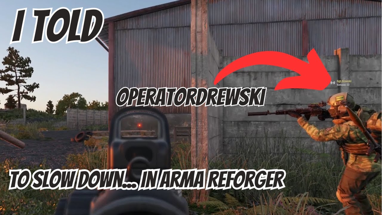 I Told OperatorDrewski To Slow Down... In Arma Reforger (Funny Moment ...