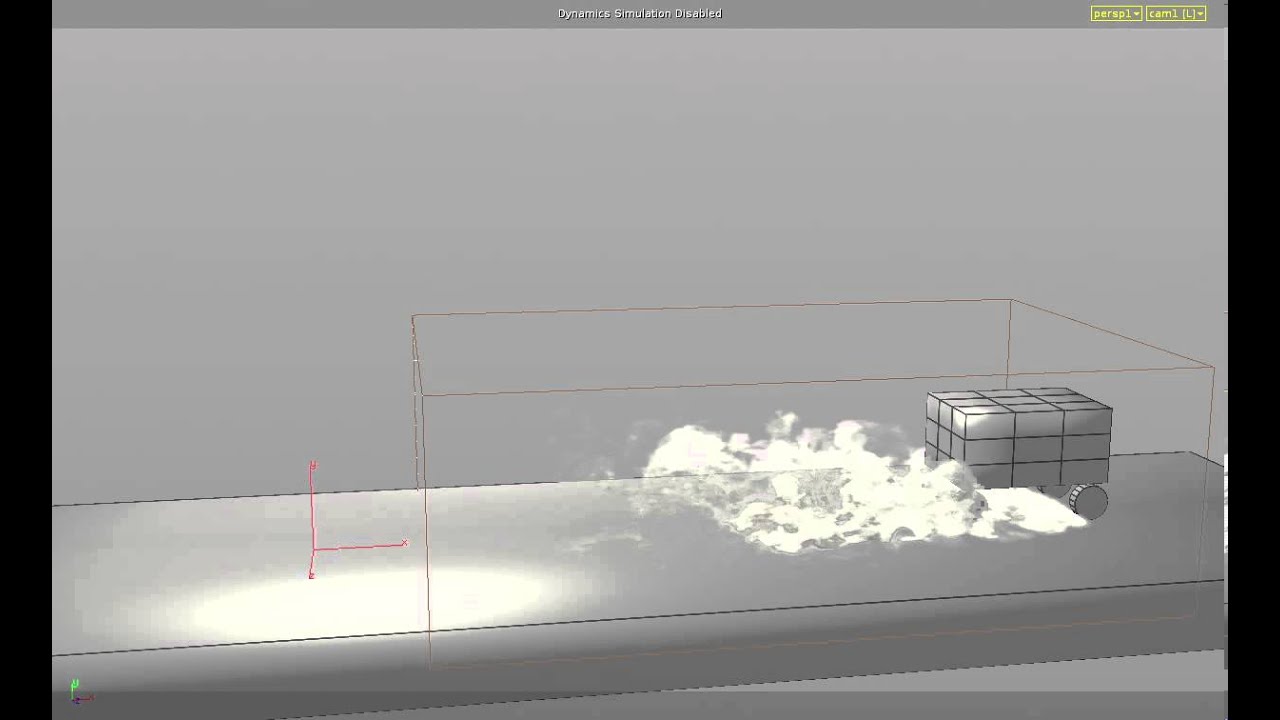 Tires Smoke Simulation - YouTube