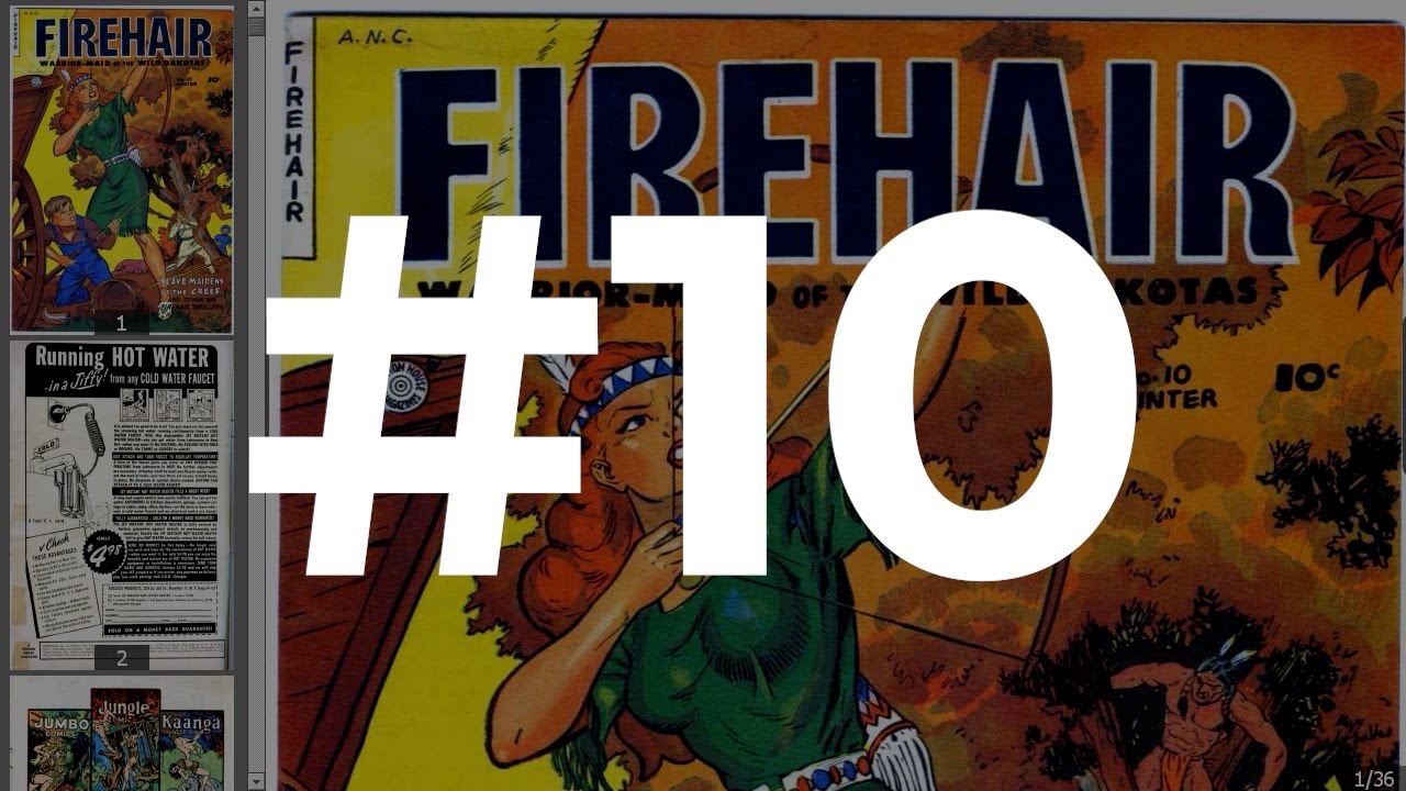 Firehair Comics #10 - Fiction House (Winter 1951-1952) - YouTube