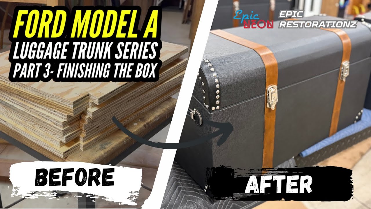 Ford Model A Luggage Trunk Build – Final Touches & Hardware - YouTube