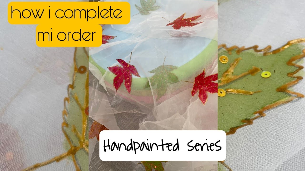#how i complete mi order#diy handpainted series - YouTube