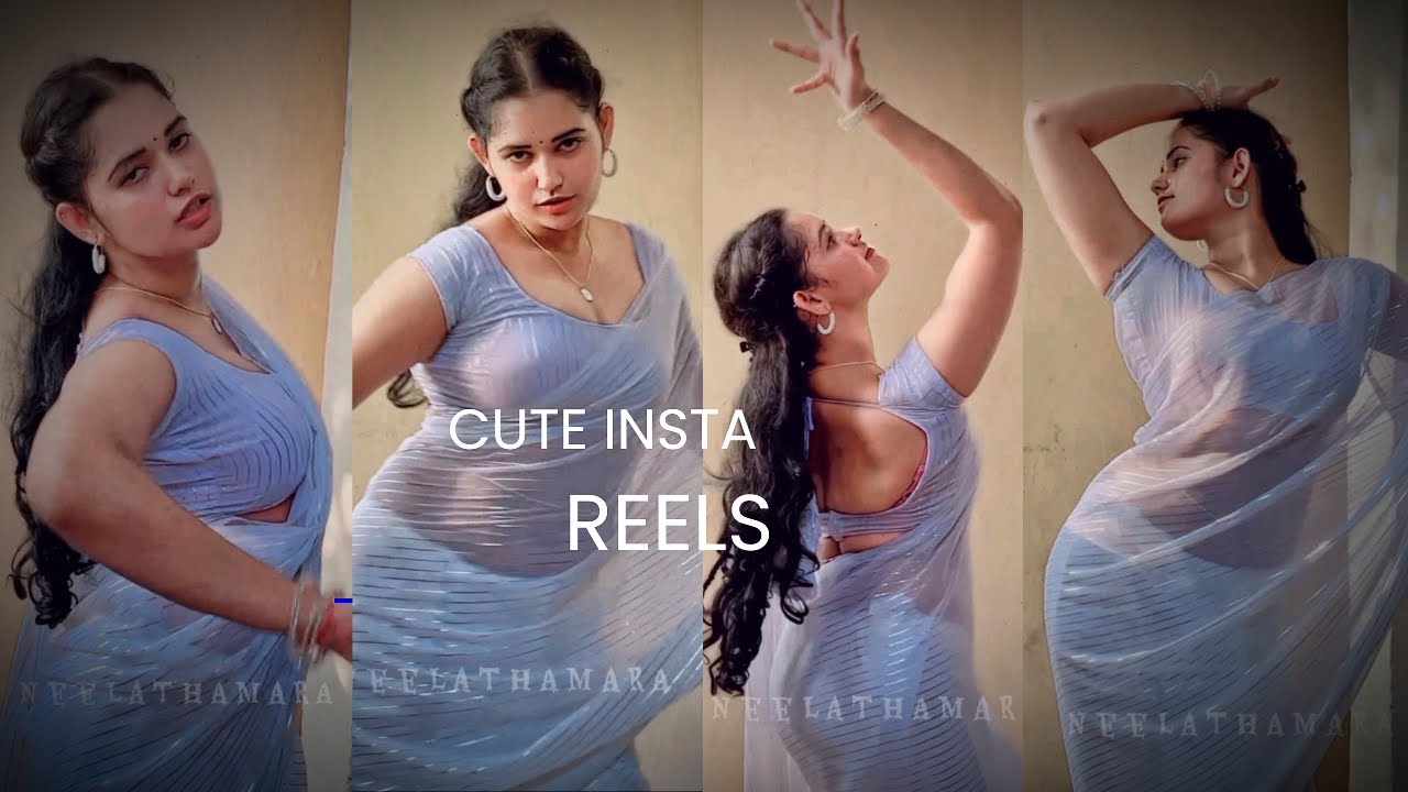 Cute South Indian girl Lovely insta Reels part -3 - YouTube