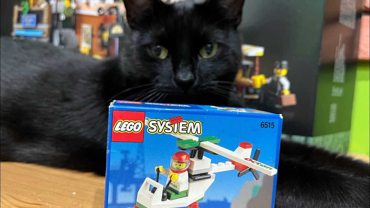 Zestaw Lego 6515 helikopter wyczynowy z 1994 roku- rozpakowanie, budowa ...