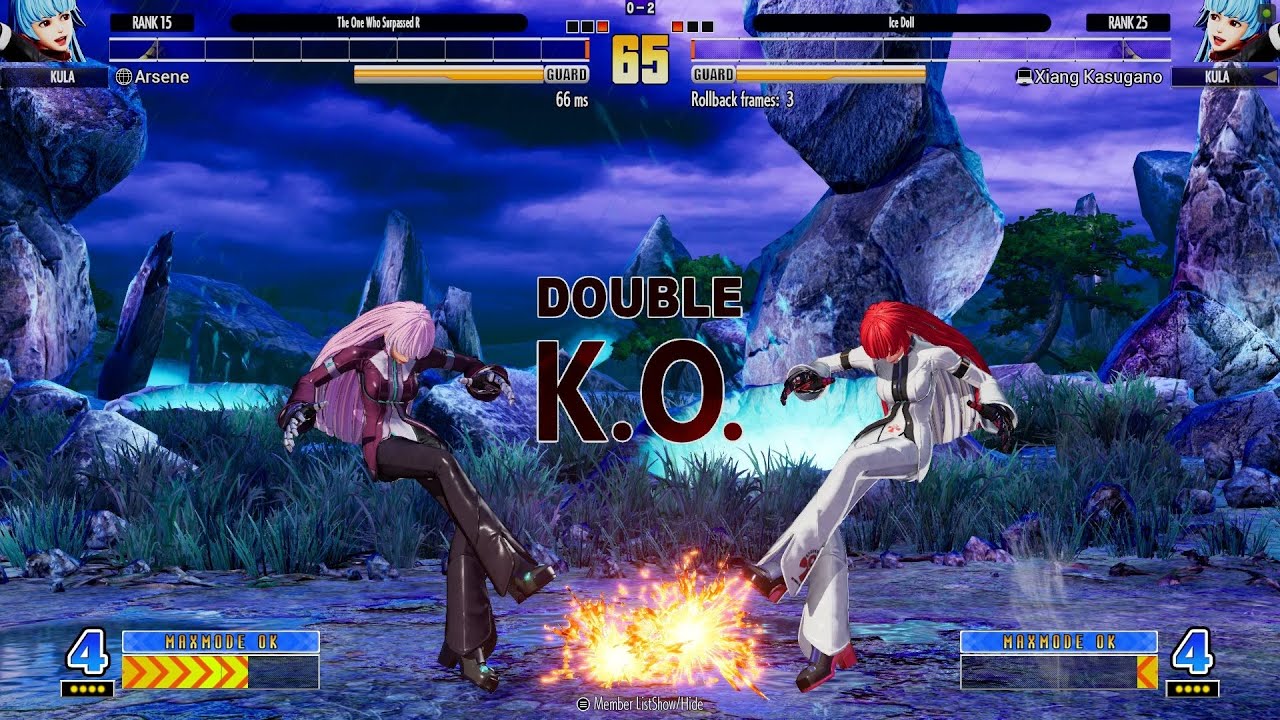 The King of Fighters XV [Steam]: Kula Double KO Mirror Matches with Arsene Lupin (10/6/23) - YouTube