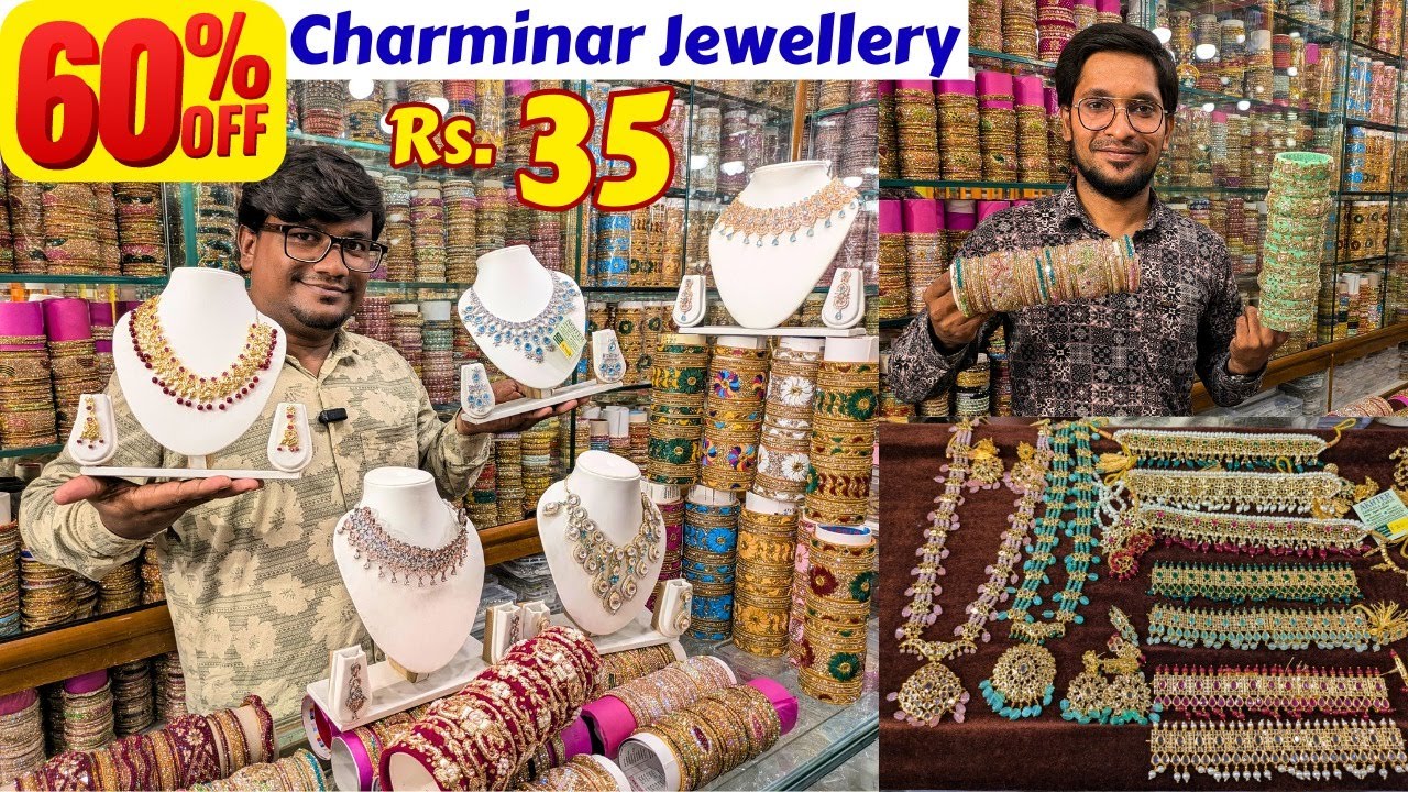Charminar Jewellery Flat 60% Offer sales ₹ 35 AD Polki Pearls Beads ...