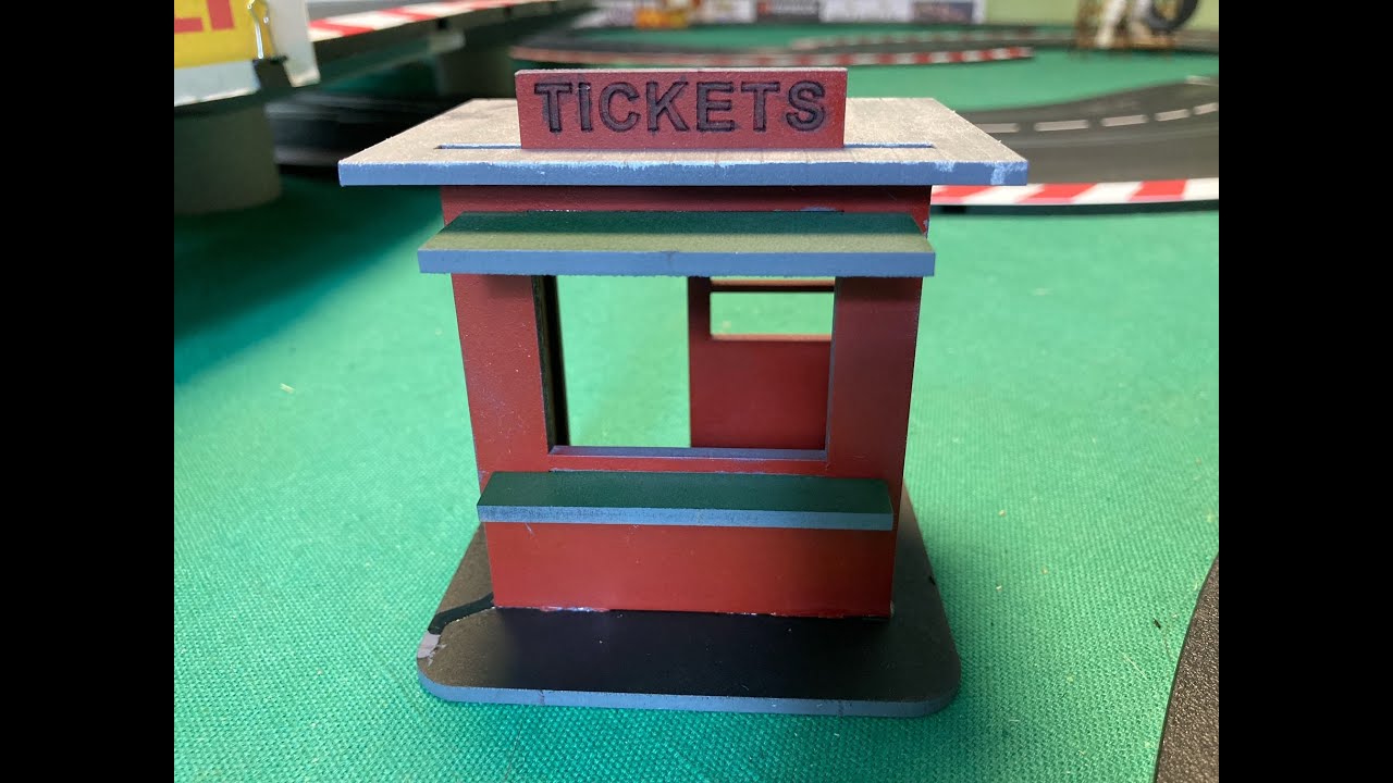 Race Track Scenics Ticket Booth - YouTube