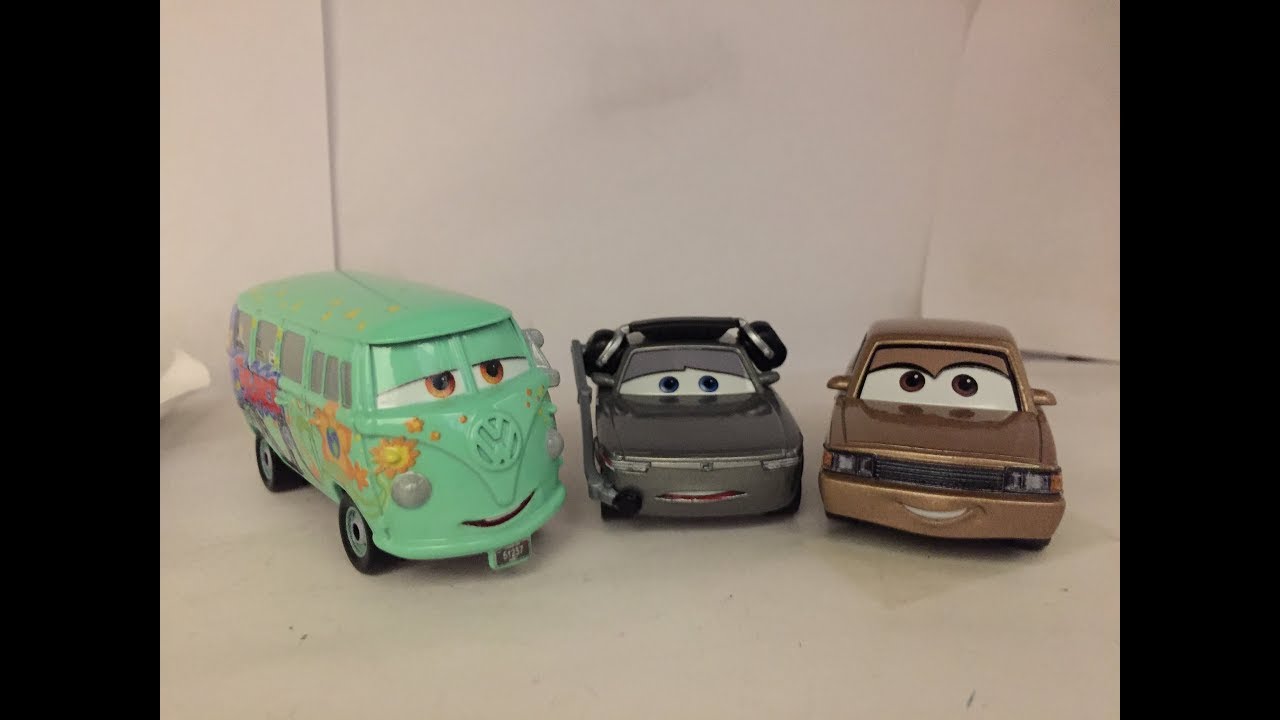 Mattel Pixar Cars 2019 Fillmore (Thailand Variant), Sterling W/ Headset ...