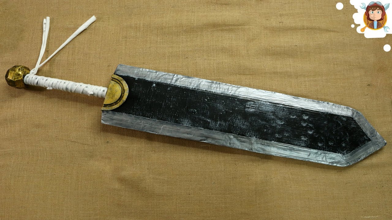 How To Make A Sword With Cardboard YouTube How To Make A Sword With Cardboard YouTube