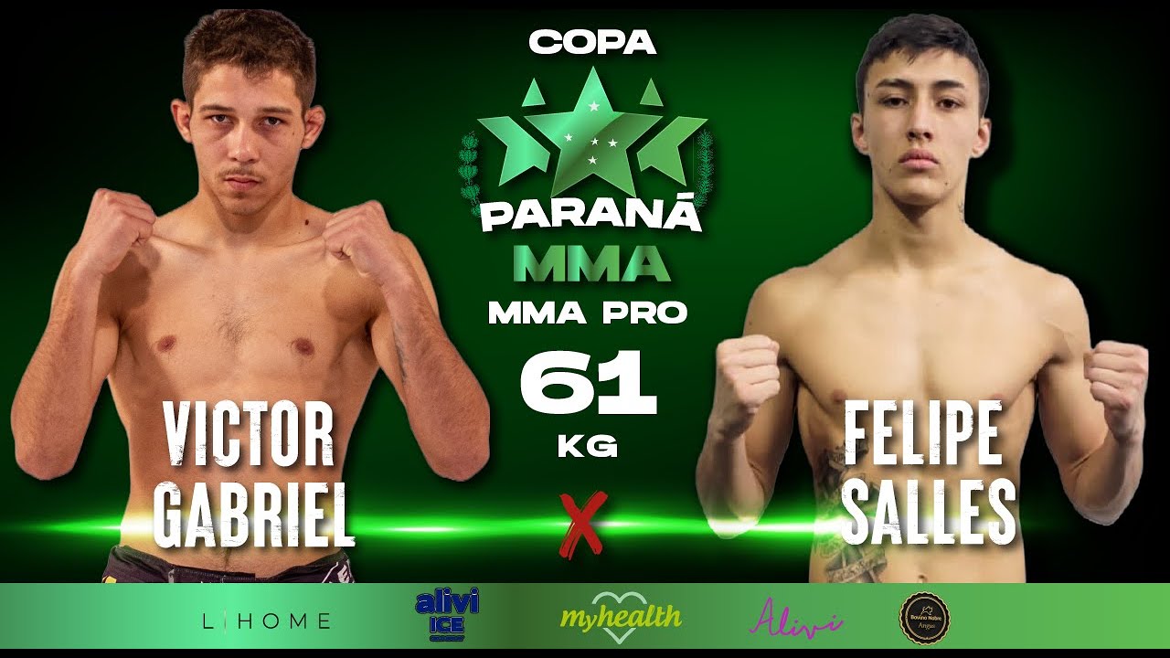 VICTOR GABRIEL X FELIPE SALLES - MMA PRO - COPA PARANÁ DE MMA - YouTube