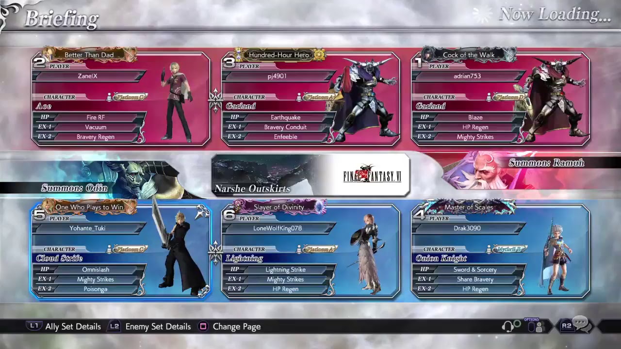 Dissidia Final fantasy - YouTube