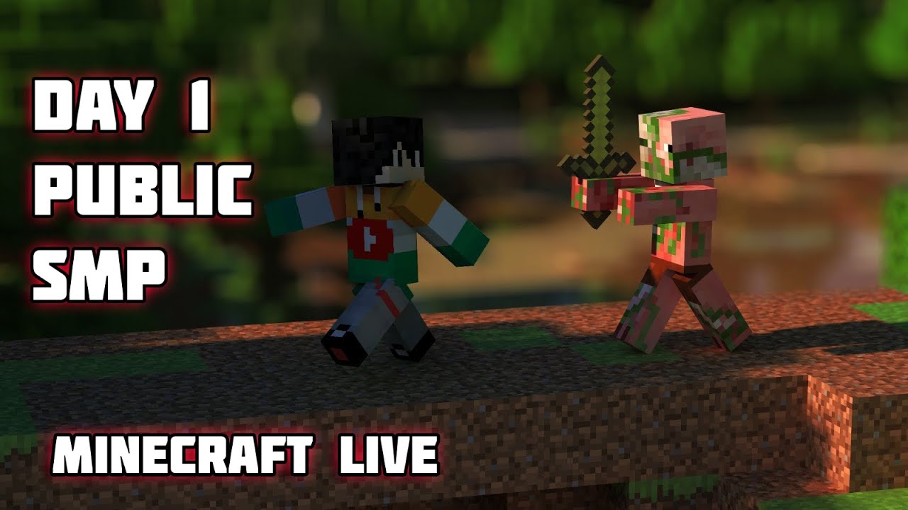 MINECRAFT PUBLIC SMP LIVE| DAY 1 | JAVA+PE | MINECRAFT LIVE - YouTube