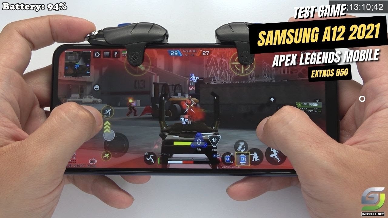 Samsung Galaxy A12 2021 test game Apex Legends Mobile | Exynos 850 ...