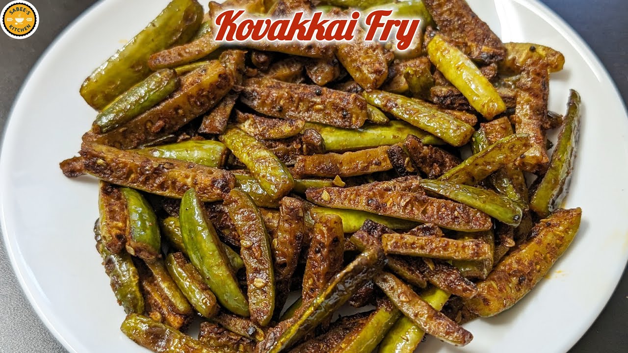 Simple Kovakkai Fry Recipe | Tindora Fry | Ivy Gourd Fry | Kovakai ...