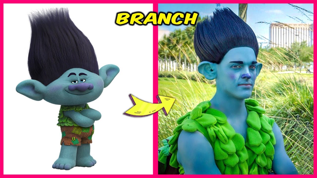 Trolls Band Together Character As Human In Real Life And Other ...
