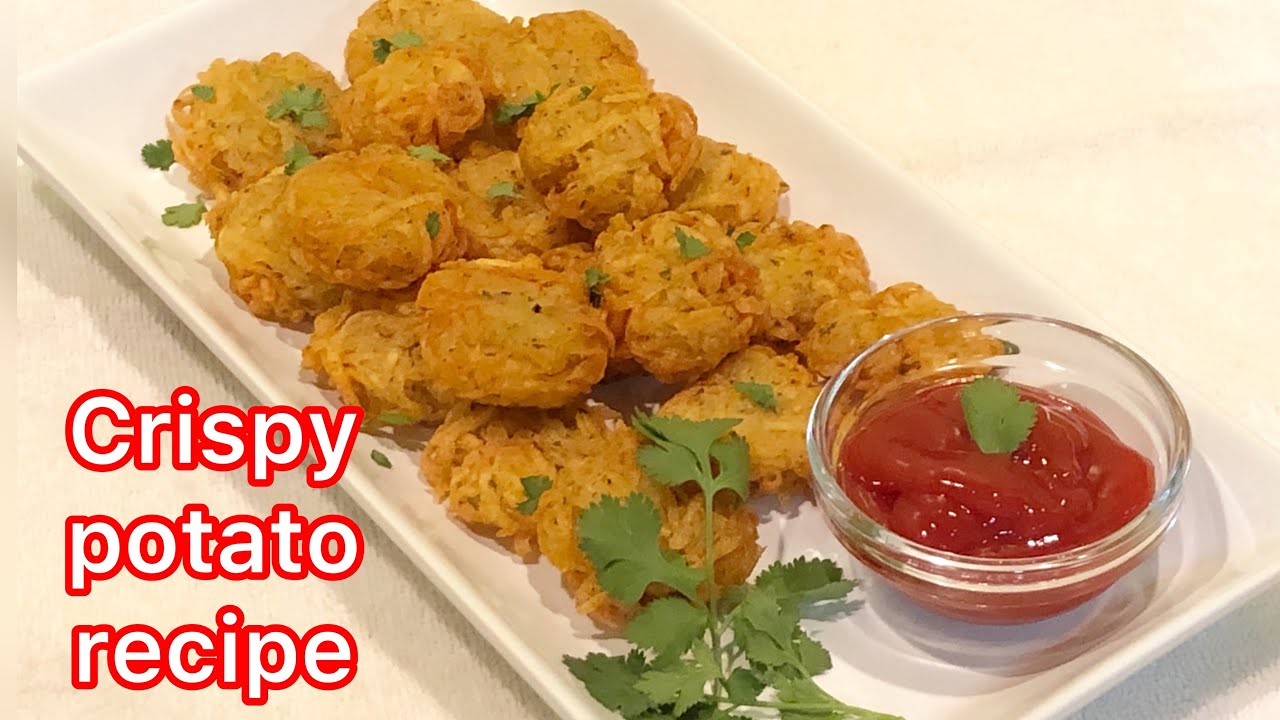 Sub]Amazing Crispy Potato Recipe! If You have 1 Potato You Can Make ...