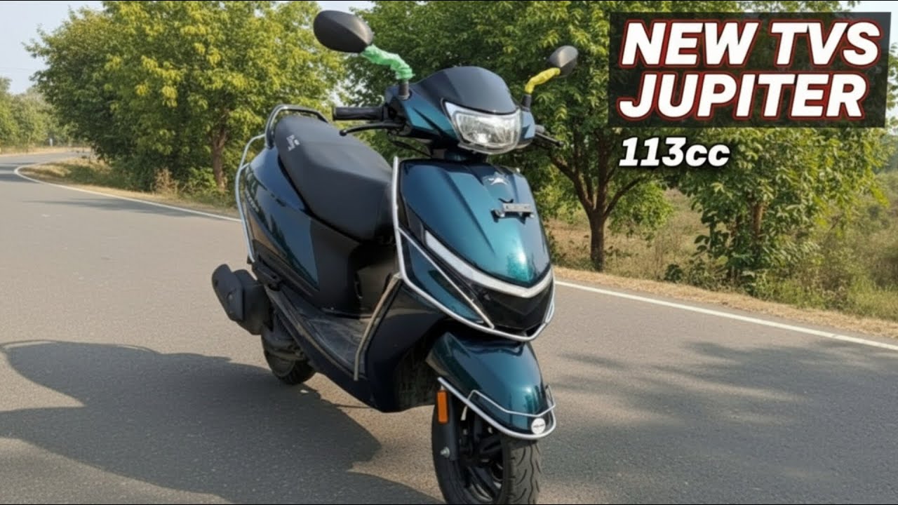 TVS Jupiter 2025 Walkaround Review 🔥 | New 113cc Model Full Details ...