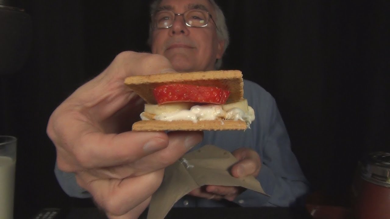 ASMR Making and Eating Smores - YouTube