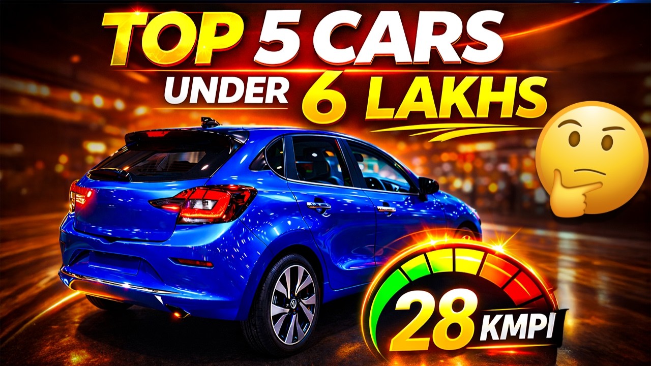 Best CARS Under ₹6 Lakhs in 2026 ? 🤔 | Top 5 Cars Under Lakh - YouTube