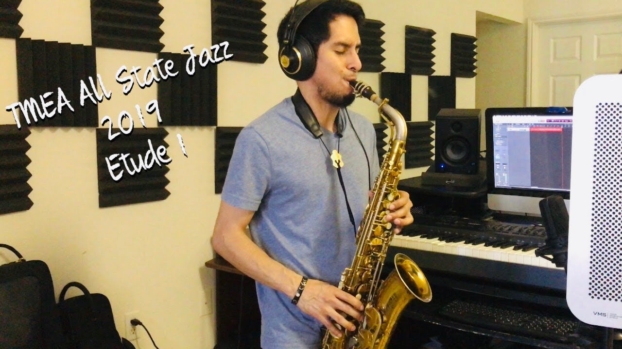 2019-2020 TMEA All State Jazz Saxophone Etude 1 - YouTube