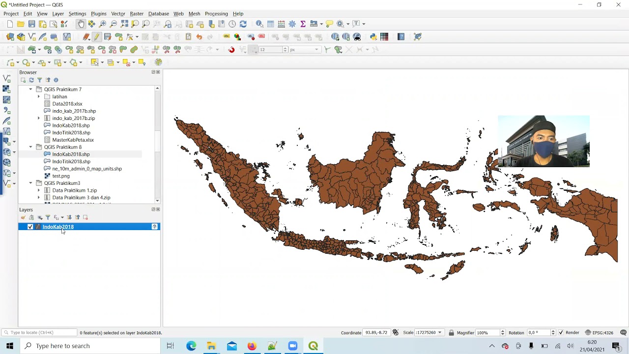 Praktikum 8 QGIS Layouting (Membuat Layout) - YouTube