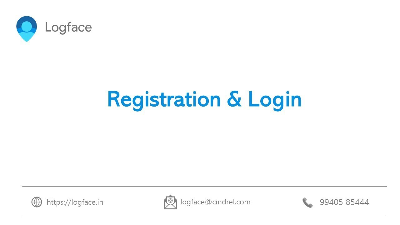 Logface Support Video - Registration & Login - YouTube