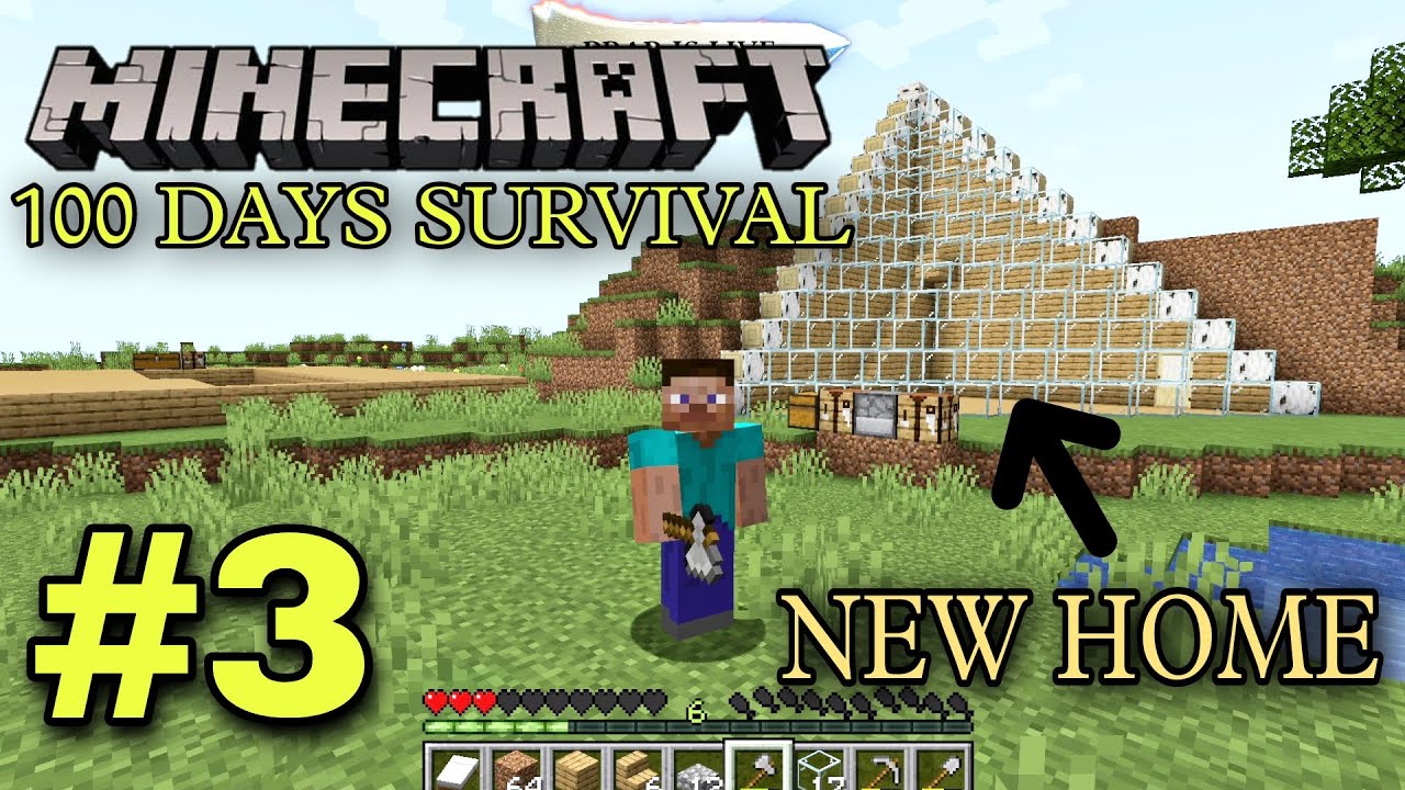 MINECRAFT SURVIVAL SERIES | DAY-3 | Home is completed - YouTube